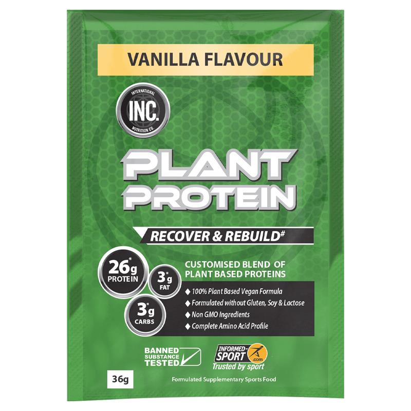 Buy INC Plant Protein Vanilla 36g Single Serve Sachet Online at Chemist ...