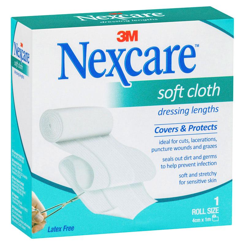 Buy Nexcare Soft Cloth Dressing 4cm x 1m Online at Chemist Warehouse®