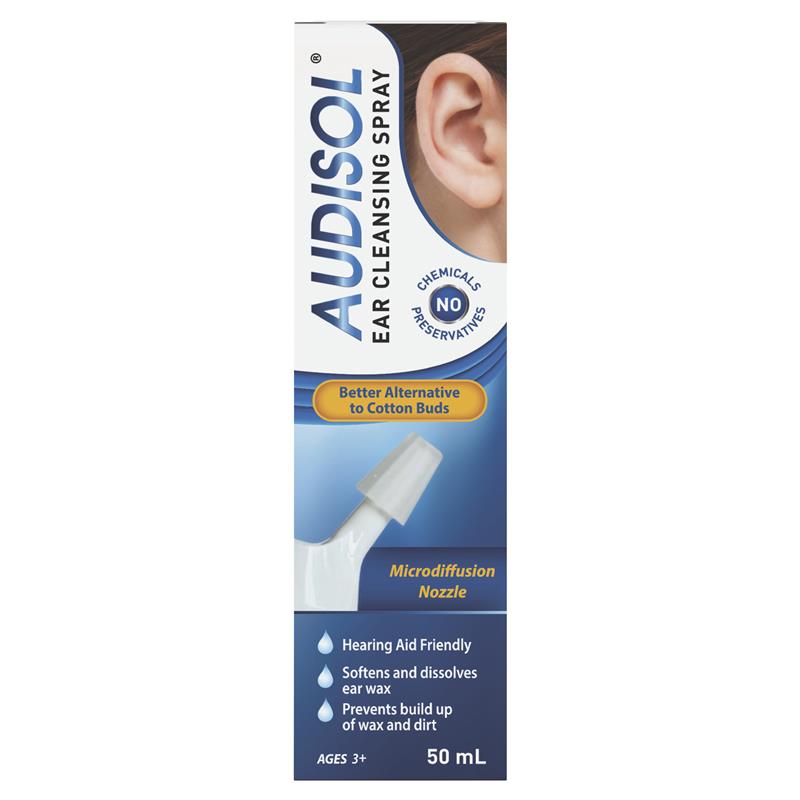 Buy Audisol Ear Cleansing Spray 50ml Online at Chemist Warehouse®
