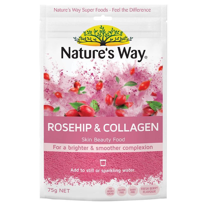 Buy Nature's Way Super Food Rosehip & Collagen Beauty Powder 75g Online ... Buy Nature's Way Super Food Rosehip & Collagen Beauty Powder 75g Online ...