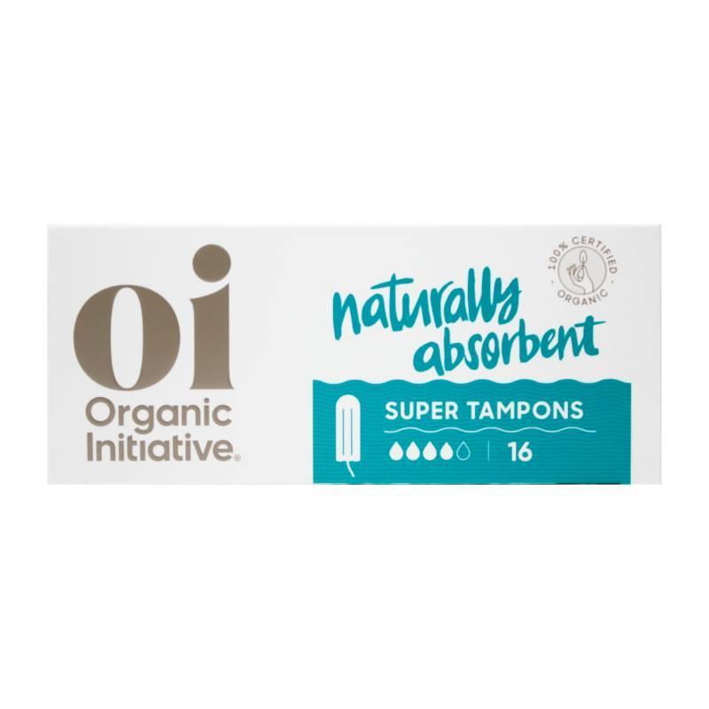 Buy OI Organic Initiative Cotton Tampons Super 16 Pack Online at ...