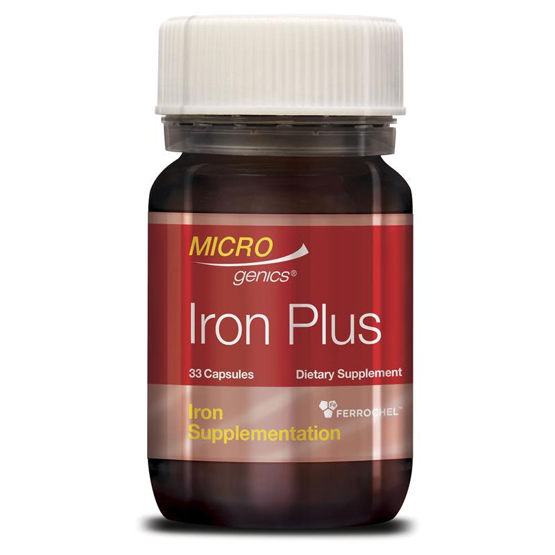 Buy Microgenics Iron Plus 33 Capsules (New Zealand Formula) Online at ...