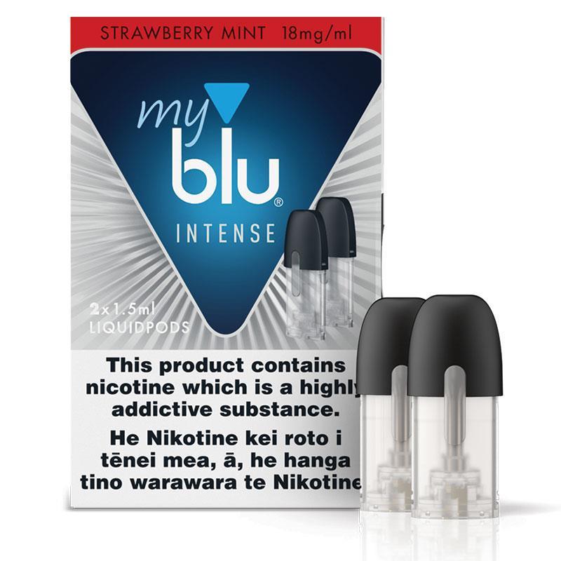 Buy MyBlu Vape Pod Strawberry Mint 18mg 2 Pack Online at Chemist Warehouse®