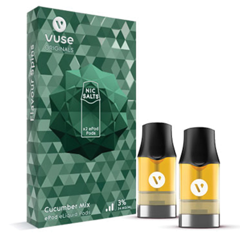 Buy Vuse ePod Cucumber Mix 3% eLiquid Pods 2 Pack Online at Chemist ...
