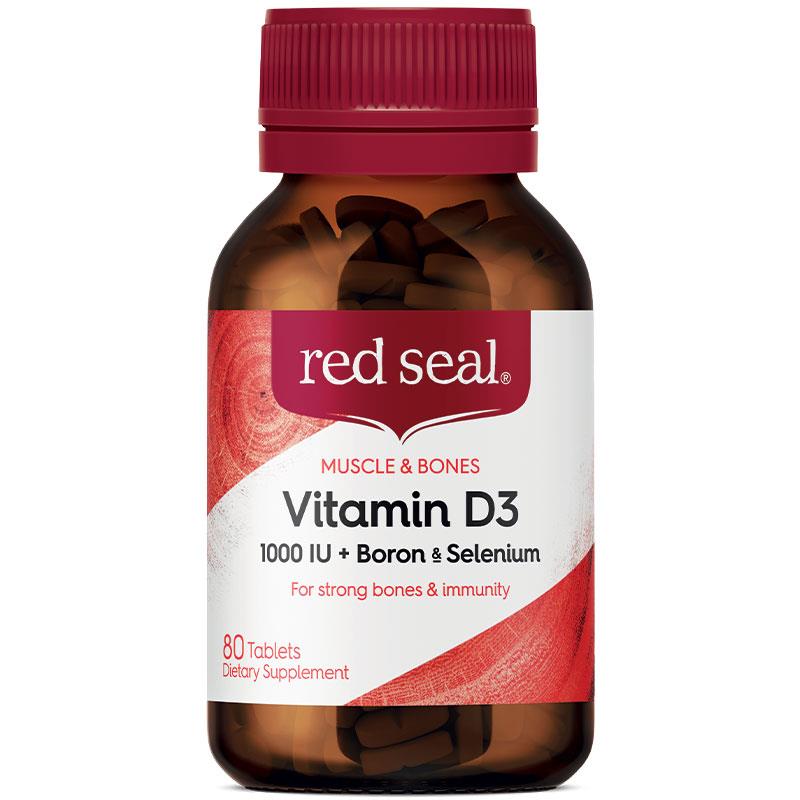 Buy Red Seal Vitamin D3 Boron And Selenium 80 Tablets Online At Chemist
