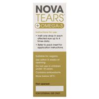 Buy Nova Tears + Omega-3 Lubricating Eye Drops 3ml Online at Chemist ...