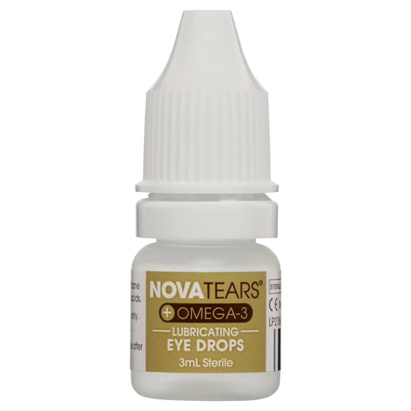 Buy Nova Tears + Omega-3 Lubricating Eye Drops 3ml Online at Chemist ...