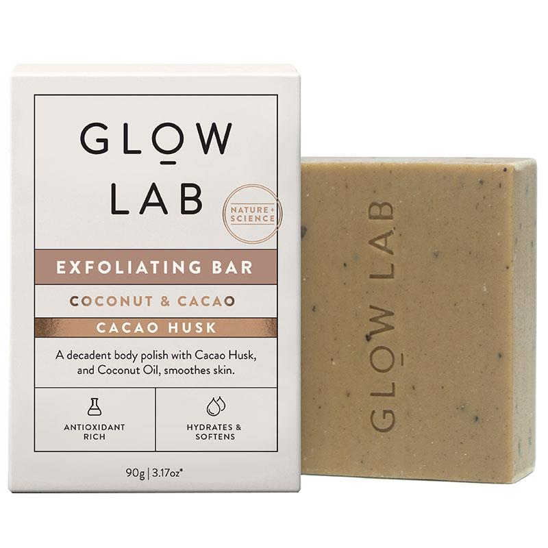 Buy Glow Lab Exfoliating Soap Coconut & Cacao 90g Online at Chemist ...