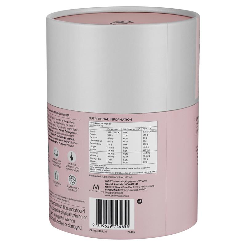 Buy Dr Lewinn's Collagen Inner Beauty Powder 180g Online at Chemist ...