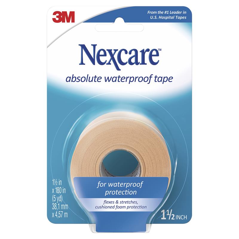 Buy Nexcare Absolute Waterproof Tape 38.1mm x 4.57m Online at Chemist ...