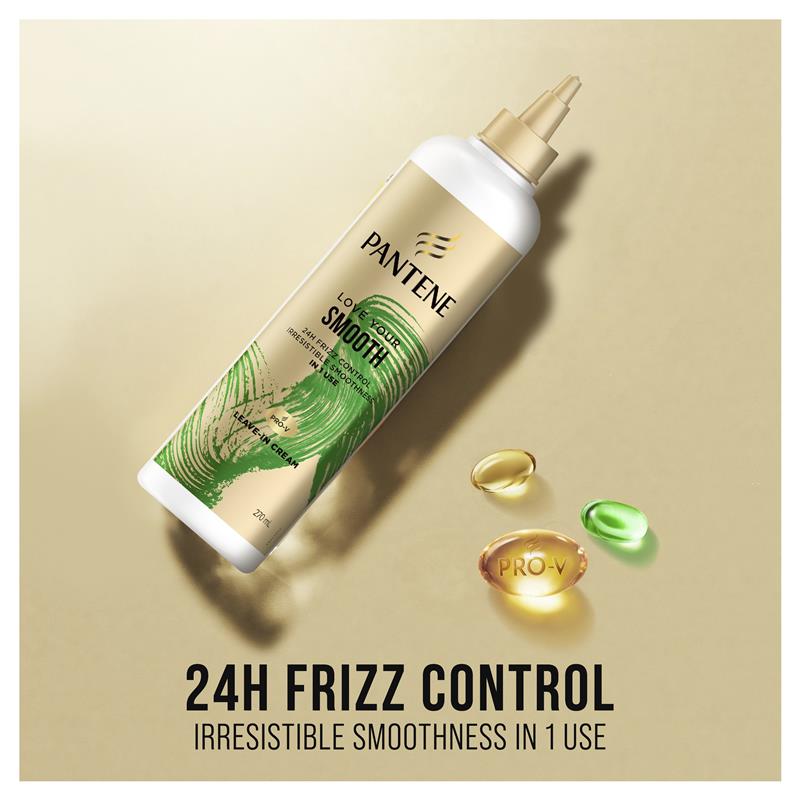 Buy Pantene Love Your Smooth Leave-In Hair Creme 270ml Online at ...