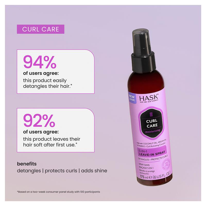 Buy Hask Curl Care 5-In-1 Leave-In Spray 175ml Online at Chemist Warehouse®