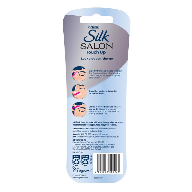 Buy Schick Silk Salon Touch Up Razor 3 Pack Online at Chemist Warehouse®