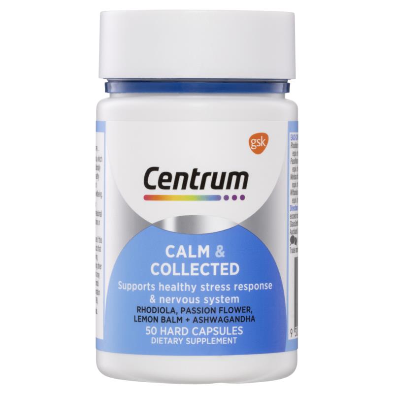 Buy Centrum Calm & Collected 50 Capsules Online at Chemist Warehouse®
