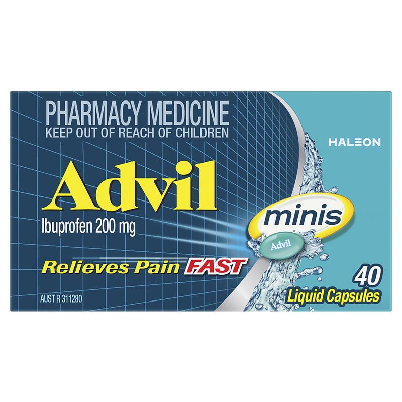 Buy Advil 40 Mini Liquid Capsules Online at Chemist Warehouse®
