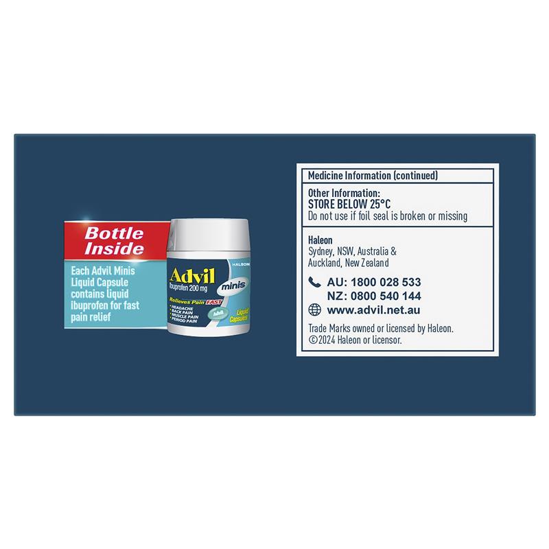 Buy Advil 90 Mini Liquid Capsules Online at Chemist Warehouse®