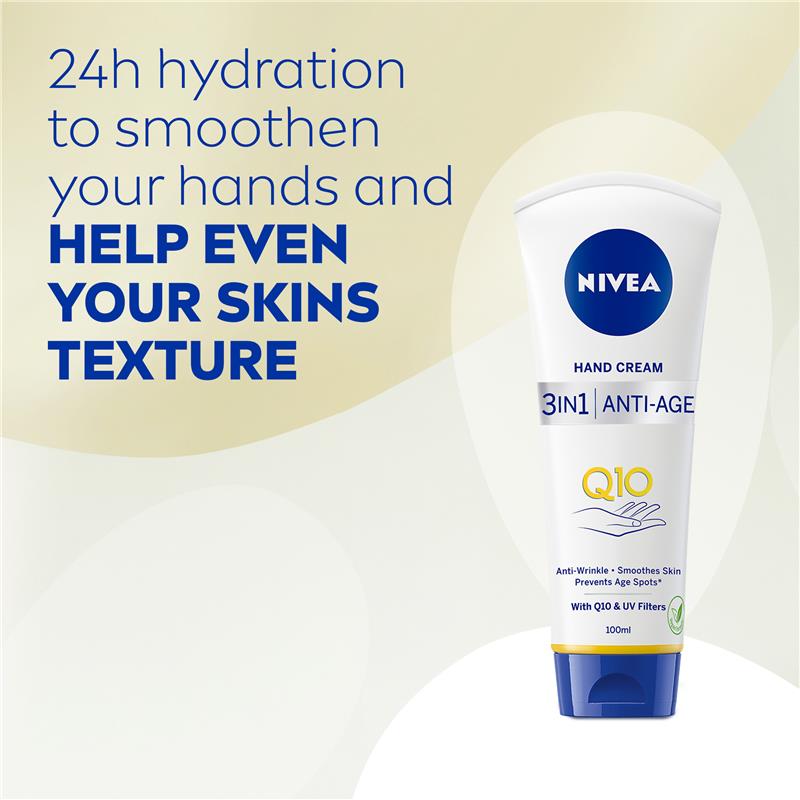 Buy Nivea Hand Cream Q10 Anti-Age 100ml Online at Chemist Warehouse®