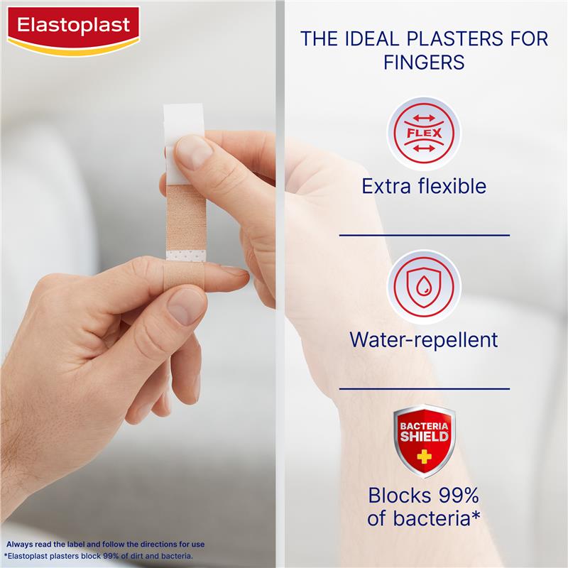 Buy Elastoplast Flexible Fabric Finger Strips 16 Pack Online at Chemist Warehouse®