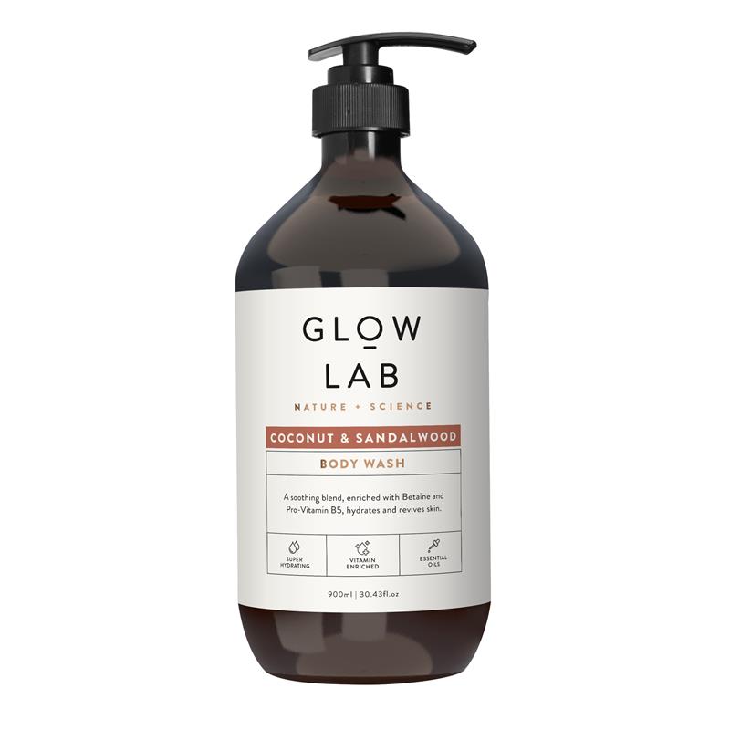 Buy Glow Lab Body Wash Coconut & Sandalwood 900ml Online at Chemist ...