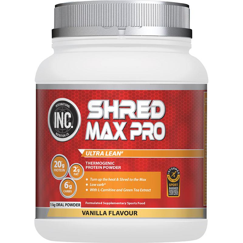 Buy INC Shred Max Pro Vanilla Flavour 1kg Online at Chemist Warehouse®