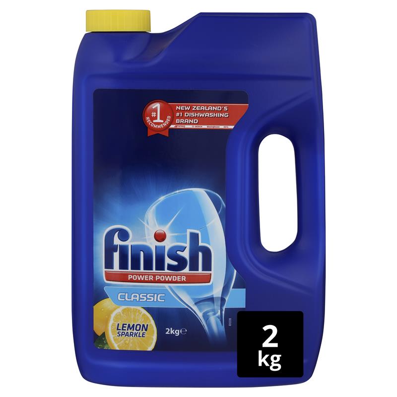 Buy Finish Dishwasher Power Powder Classic Lemon Sparkle 2kg Online at ...