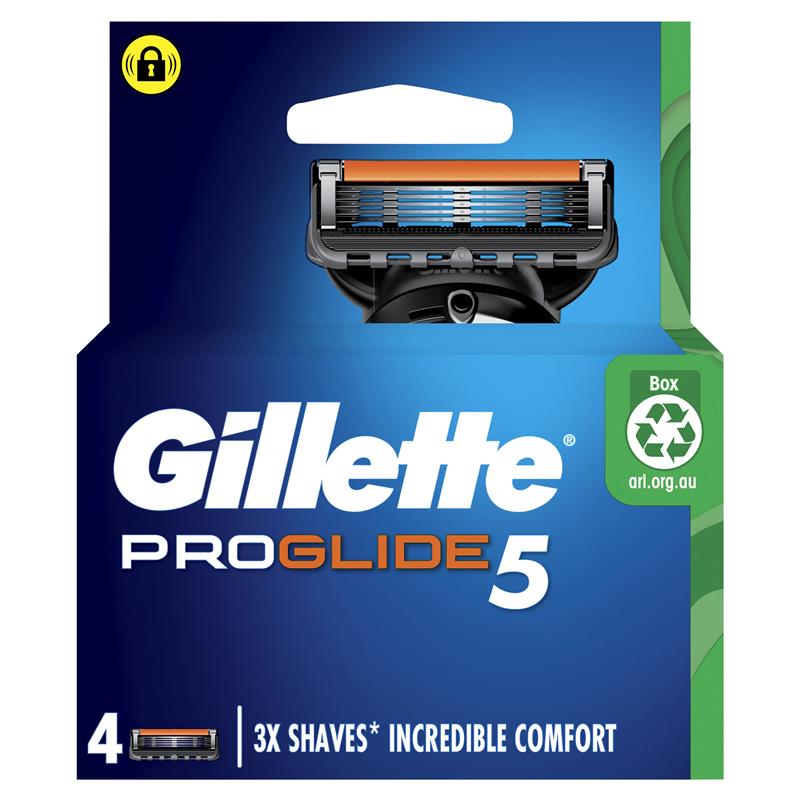 Buy Gillette Fusion Proglide Manual Razor Blades 4 Pack Online at ...