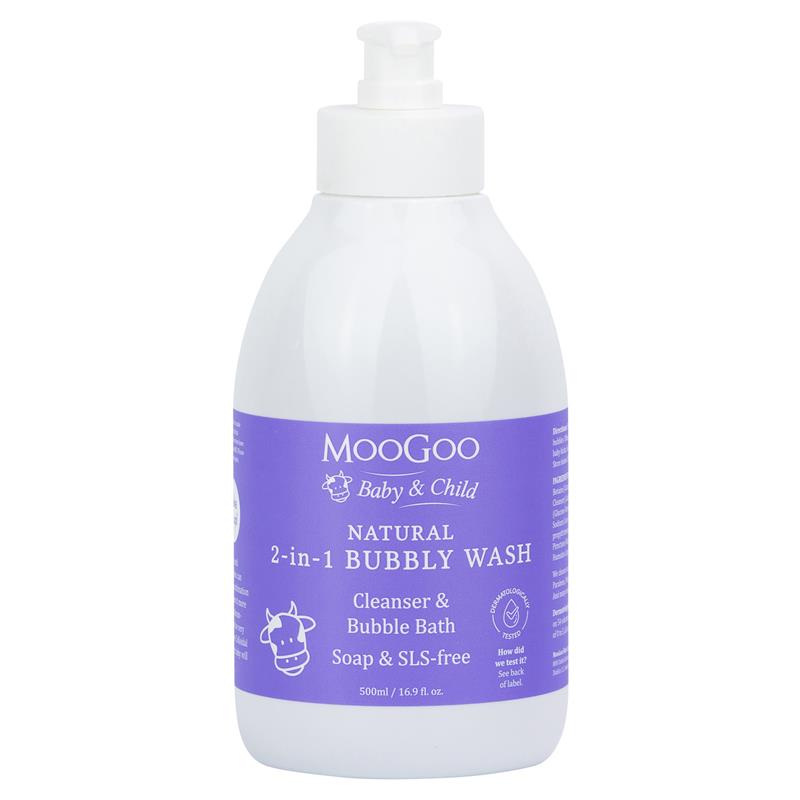 Buy MooGoo Baby & Child 2 In 1 Bubbly Wash 500ml Online at Chemist ...