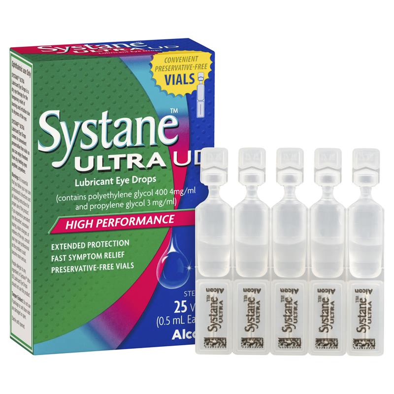 Buy Systane Ultra Lubricant Eye Drops Preservative Free Unit Dose 25 x ...