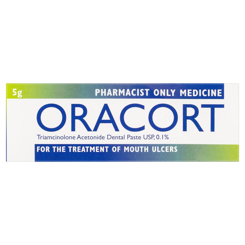 Buy Oracort Dental Paste 0.1 5g (Pharmacist Only) Online at Chemist ...