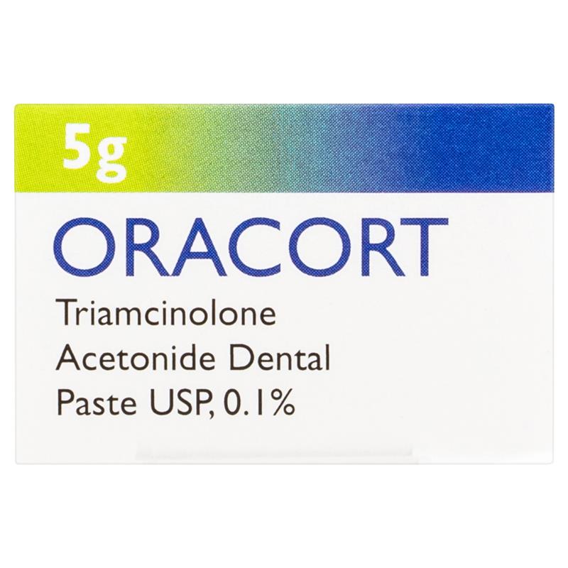 Buy Oracort Dental Paste 0.1 5g (Pharmacist Only) Online at Chemist ...