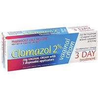 Buy Clomazol 2% Vaginal Cream 20g (Pharmacist Only) Online at Chemist ...