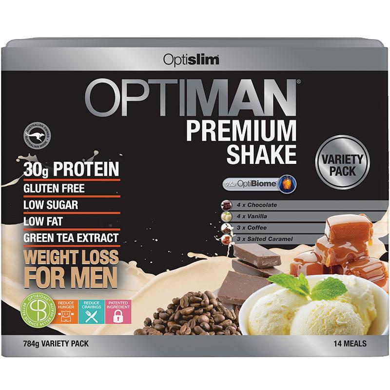 Buy Optislim Optiman Premium Variety Pack 14 x 56g Online at Chemist ...