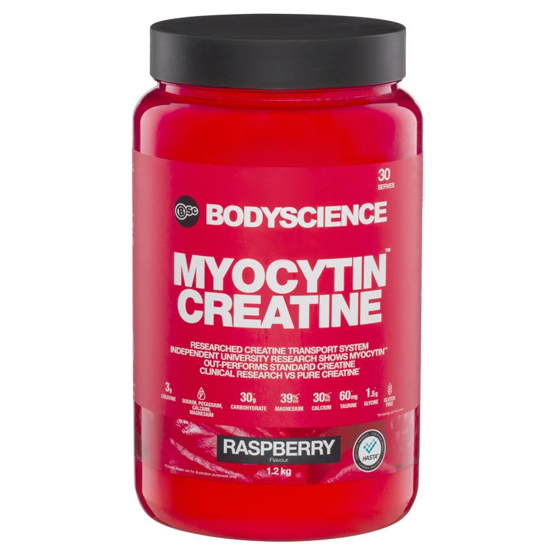 Buy BSc Myocytin Creatine Raspberry 1.2kg Online at Chemist Warehouse®