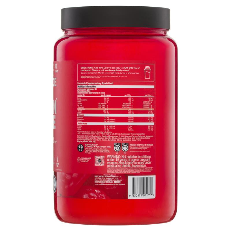 Buy BSc Myocytin Creatine Raspberry 1.2kg Online at Chemist Warehouse®