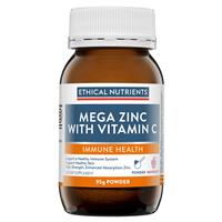 Buy Ethical Nutrients Mega Zinc Powder Raspberry 95g Online at Chemist ...