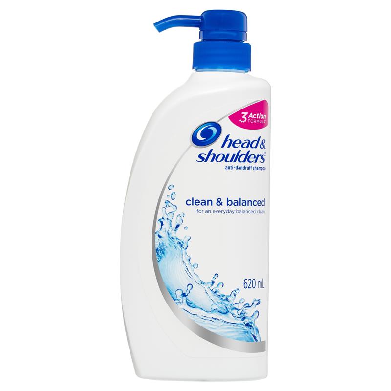 Buy Head & Shoulders Clean & Balanced Shampoo 620ml Online at Chemist ...
