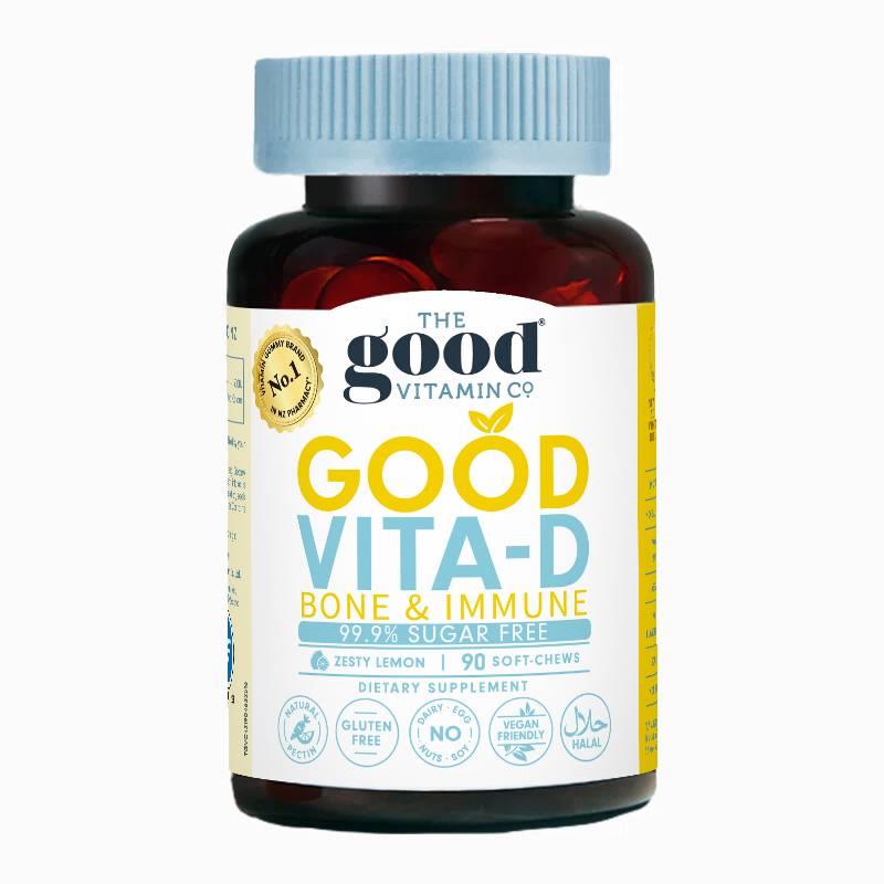 Buy The Good Vitamin Co Adult Good Vita-D Bone & Immune 90 Soft-Chews ...