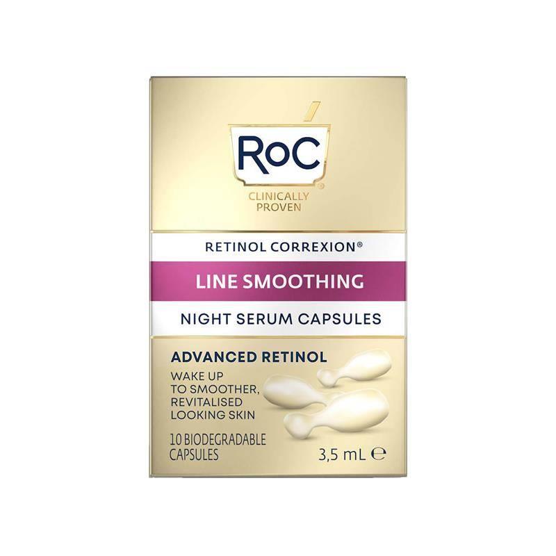 Buy RoC Retinol Correxion Line Smoothing Night Serum Caps 10 Pieces ...