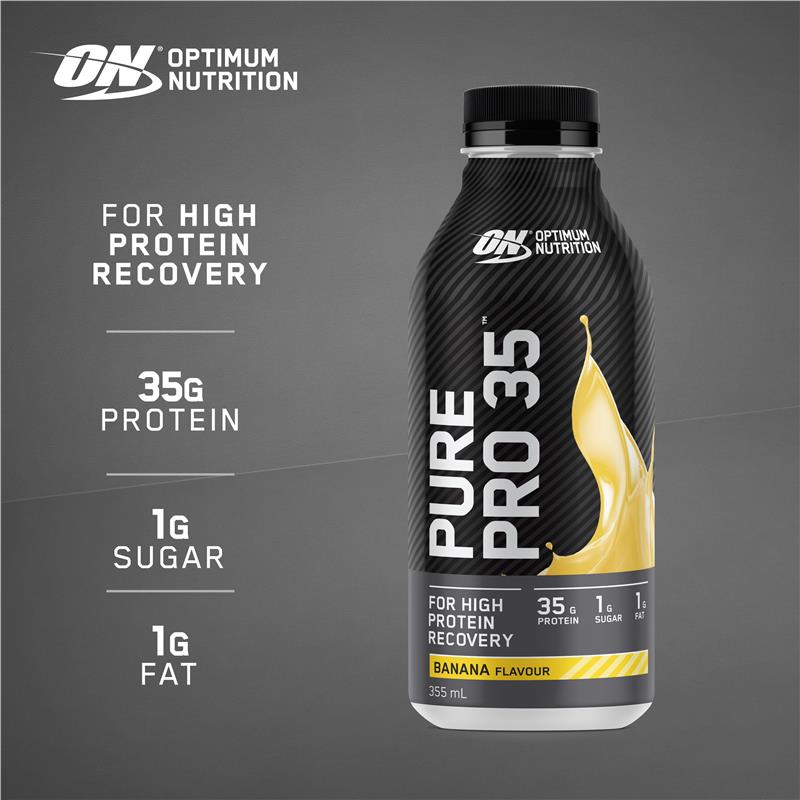 Buy Optimum Nutrition Pure Pro 35 Banana 355ml Online at Chemist Warehouse®