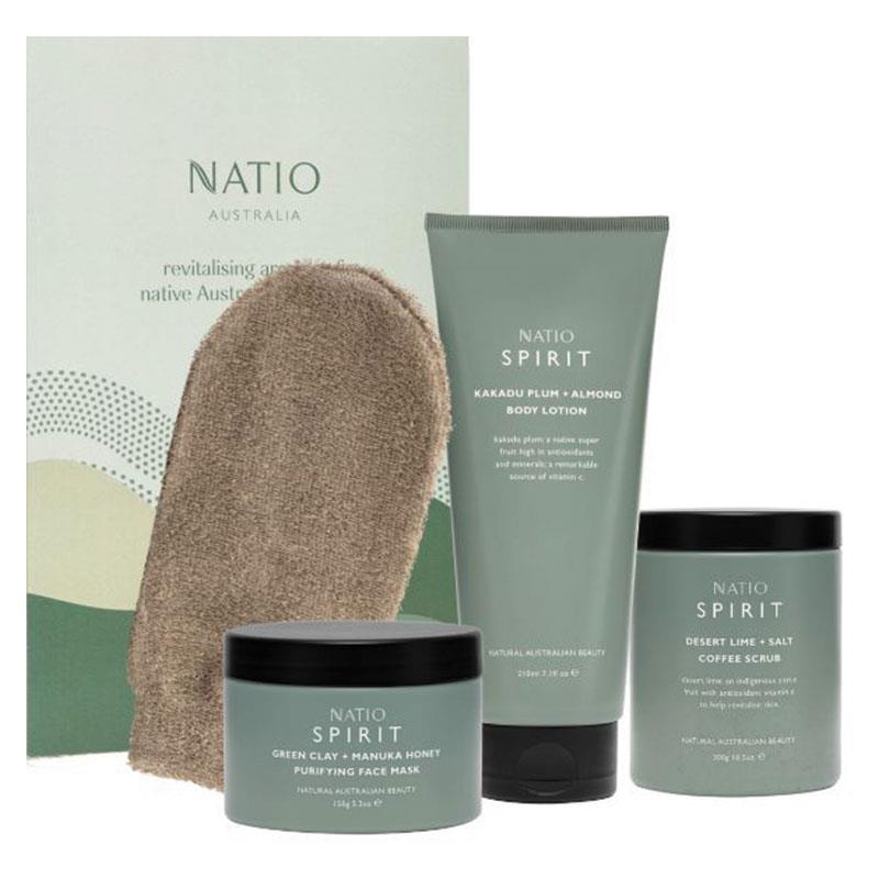 Buy Natio Spirit Native Scrub XMAS Set 2021 Online at Chemist Warehouse®