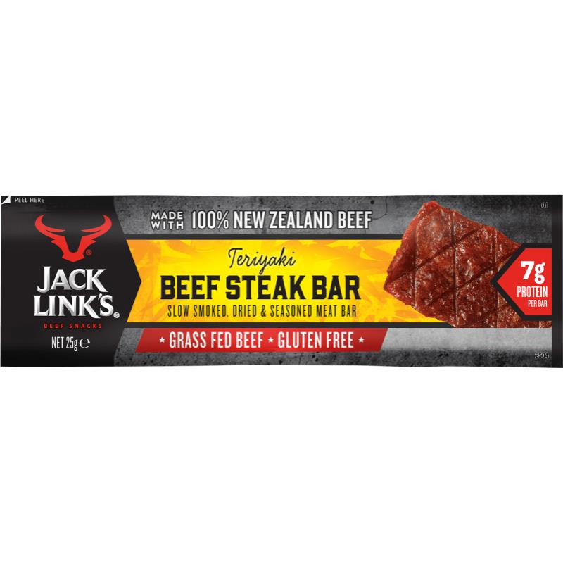 Buy Jack Link's Beef Steak Bar Teriyaki 25g Online at Chemist Warehouse®