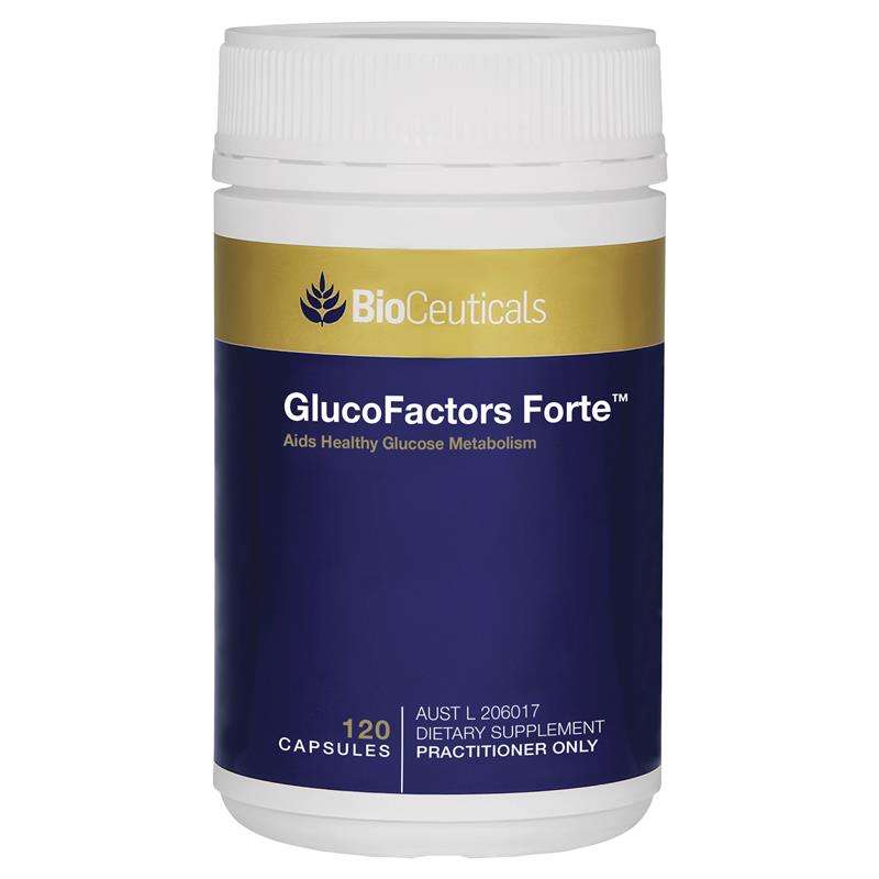 Buy BioCeuticals GlucoFactors Forte 120 Capsules Online Only Online at ...