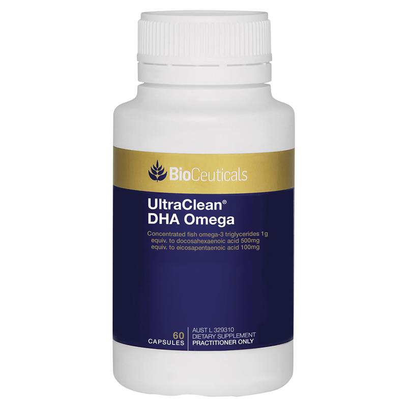 Buy BioCeuticals UltraClean Omega DHA 60 Capsules Online at Chemist Warehouse®