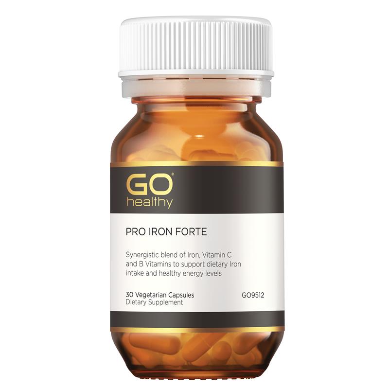 Buy GO Healthy Pro Iron Forte 30 Vege Capsules Online at Chemist Warehouse®