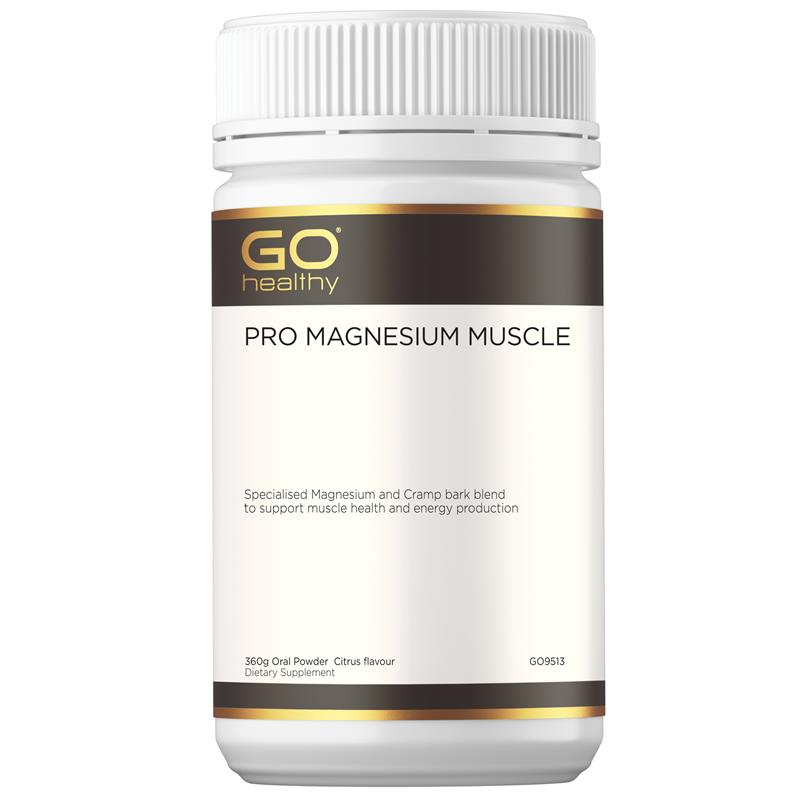 Buy GO Healthy Pro Magnesium Muscle Powder 360g Online at Chemist ...
