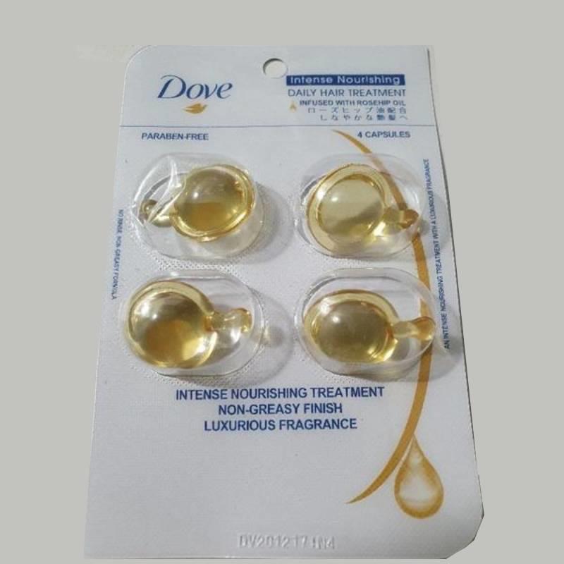 Buy Dove Intense Nourishing Daily Hair Treatment 4 Capsules Online at ...