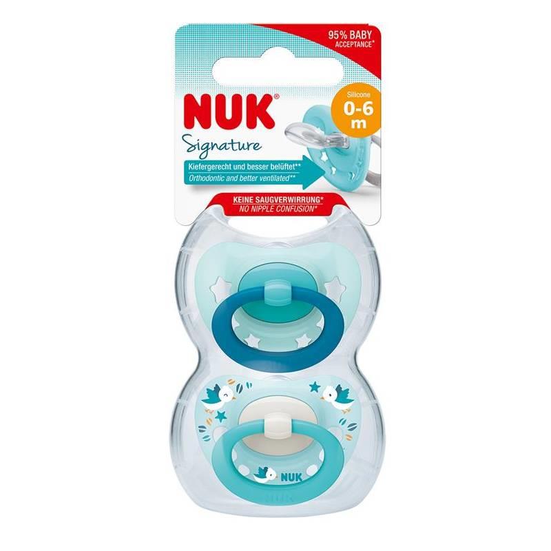 Buy NUK Signature Soother Silicone 0 - 6 Months 2 Pack Online at Chemist Warehouse®