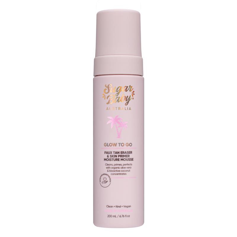 Buy SugarBaby Glow To Go Faux Tan Eraser & Skin Primer Mousse 200ml ...