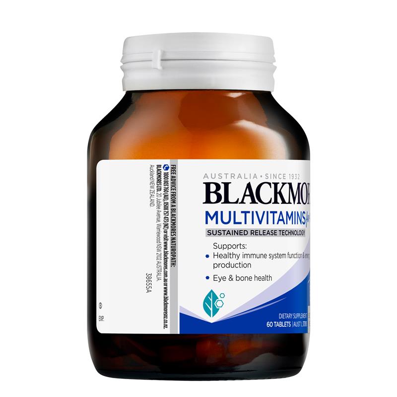 Buy Blackmores Sustained Release Multi For 50+ 60 Tablets Online at Chemist Warehouse®