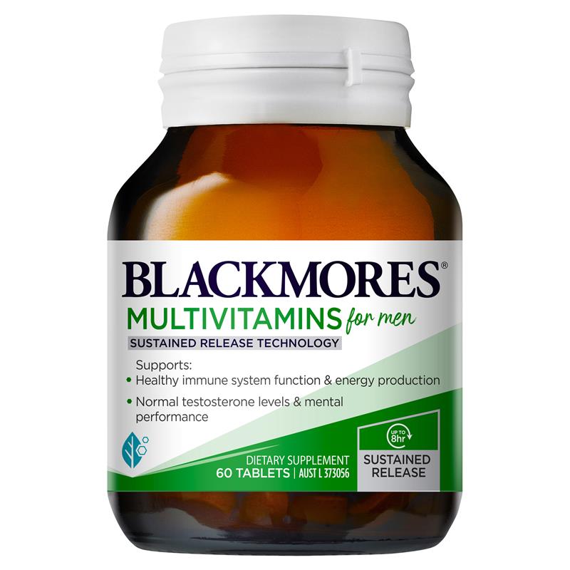 Buy Blackmores Sustained Release Multi For Men 60 Tablets Online at Chemist Warehouse®